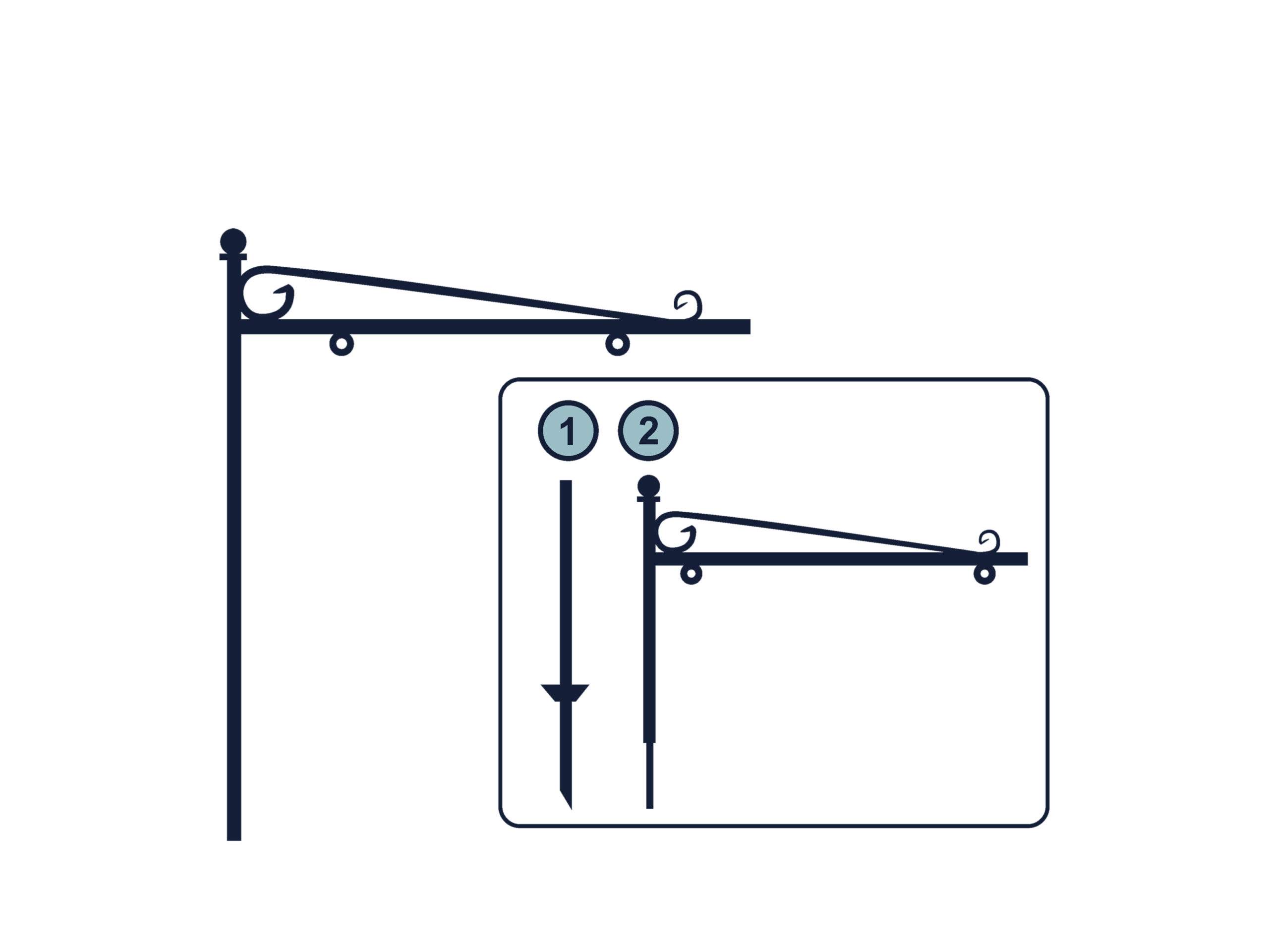 Metal Posts Classical Accessories Start2print ca Metal Posts Classical Accessories Start2print ca
