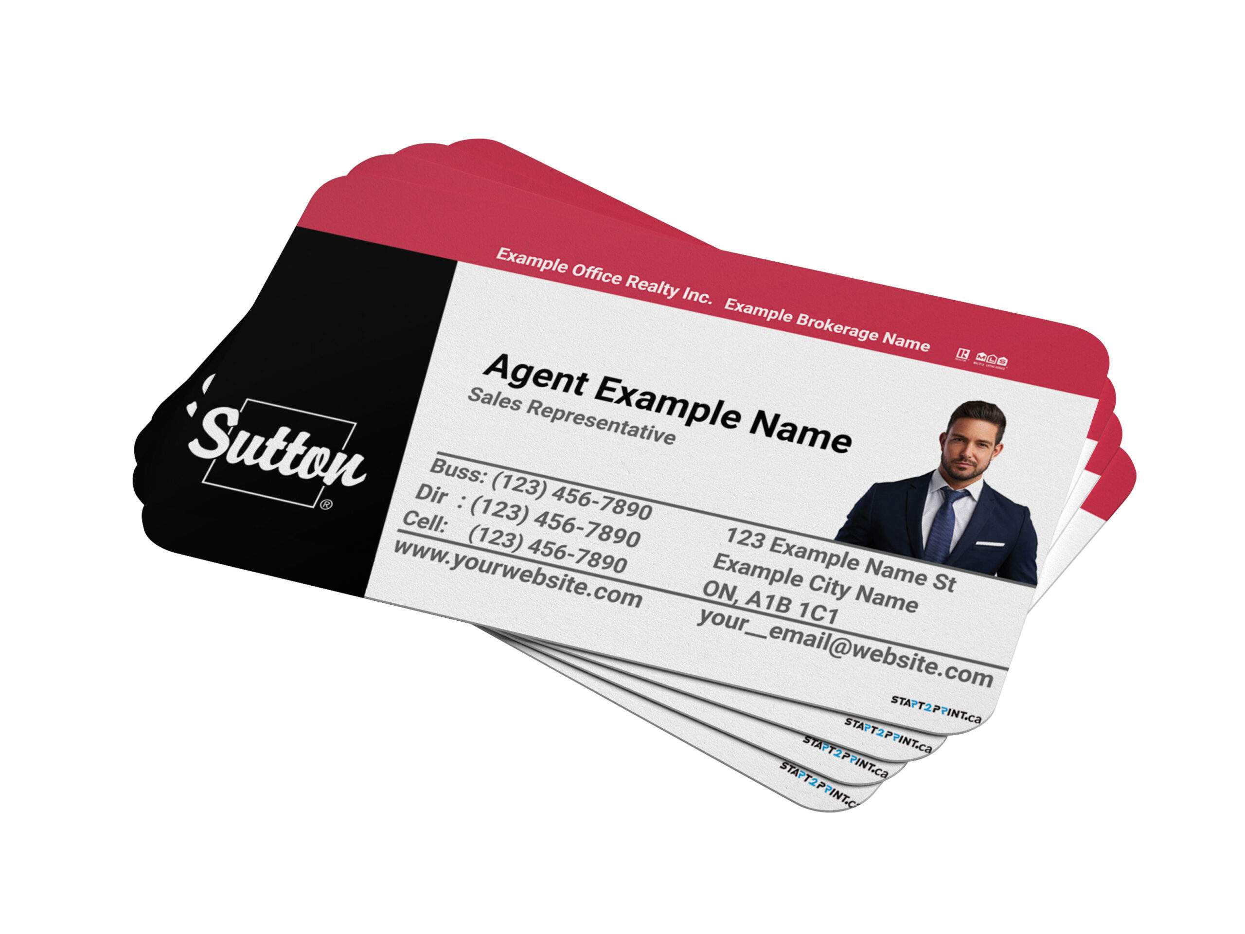 Sutton Business Cards | Size & Templates | Start2print.ca