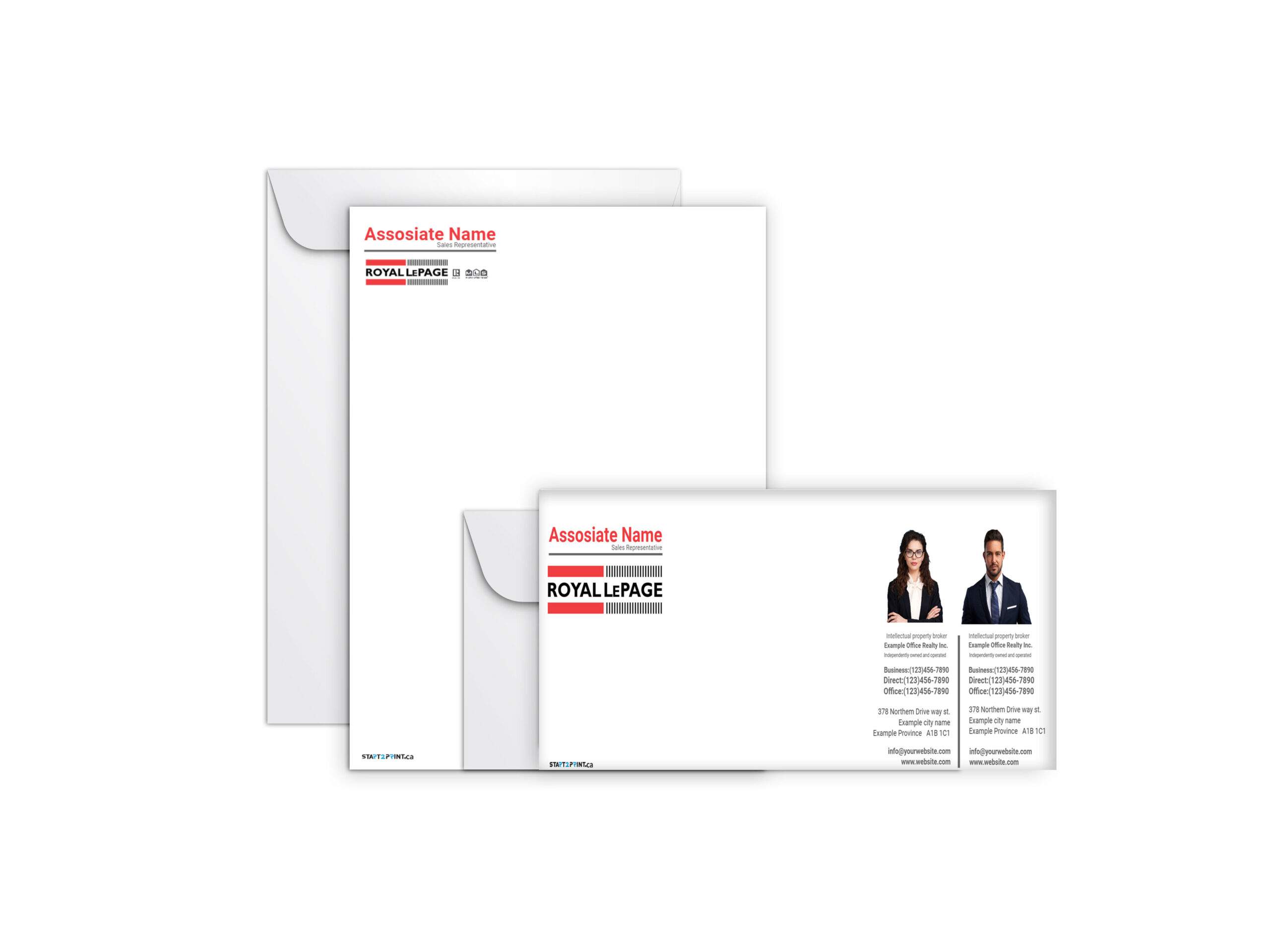 Royal LePage Envelopes | Size & Templates | Start2print.ca