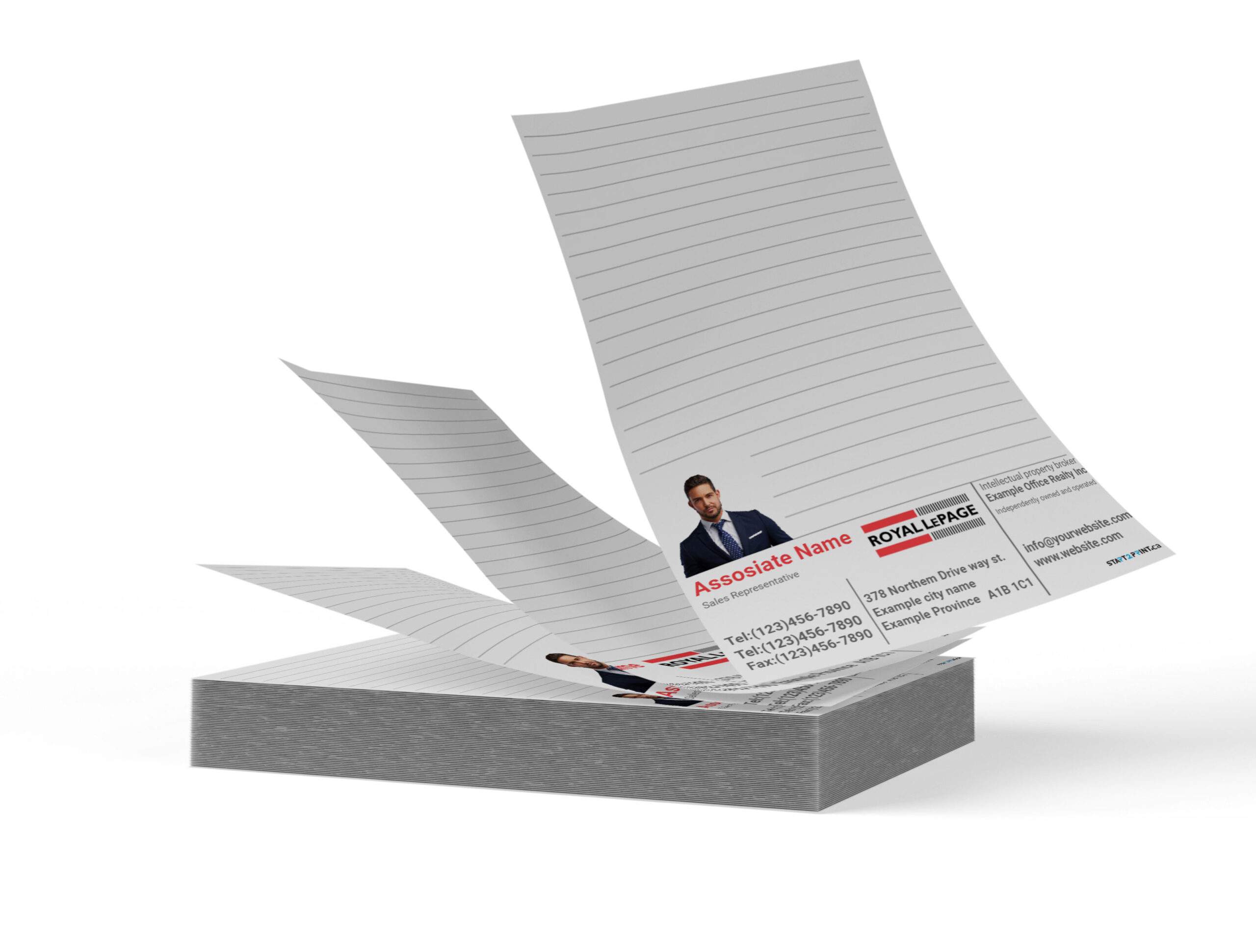 Royal LePage Notepads | Size & Templates | Start2print.ca