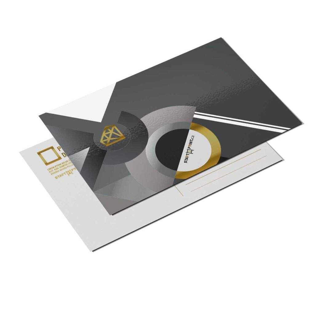 Metallic Foil Postcards | Marketings | Start2print.ca
