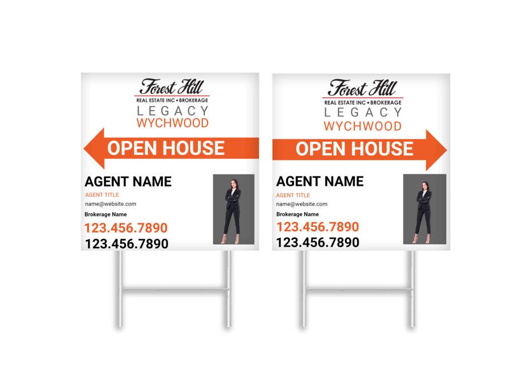 Forest Hill Directional Signs | Size & Templates | Start2print.ca