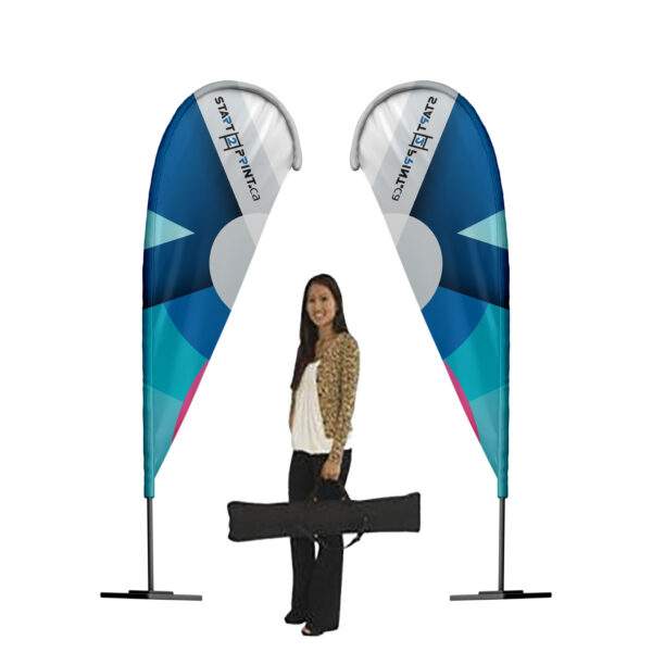 Teardrop Flags | Sizes & Designs | Start2print.ca