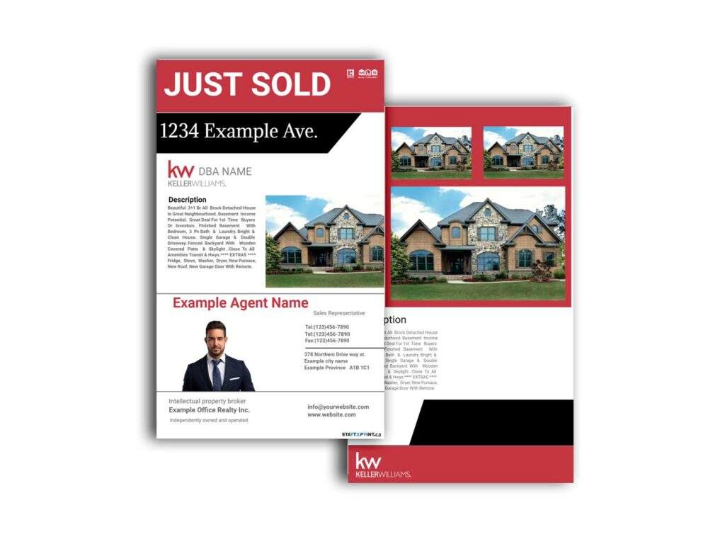 Keller Williams Flyer 8.5"x14" | Templates | Start2print.ca