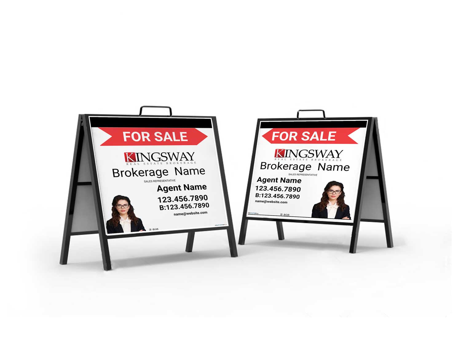 Kingsway Insert Signs | Size & Templates | Start2print.ca