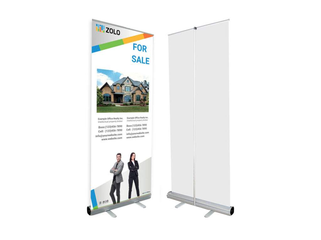 Zolo Roll-Up Banners | Size & Templates | Start2print.ca