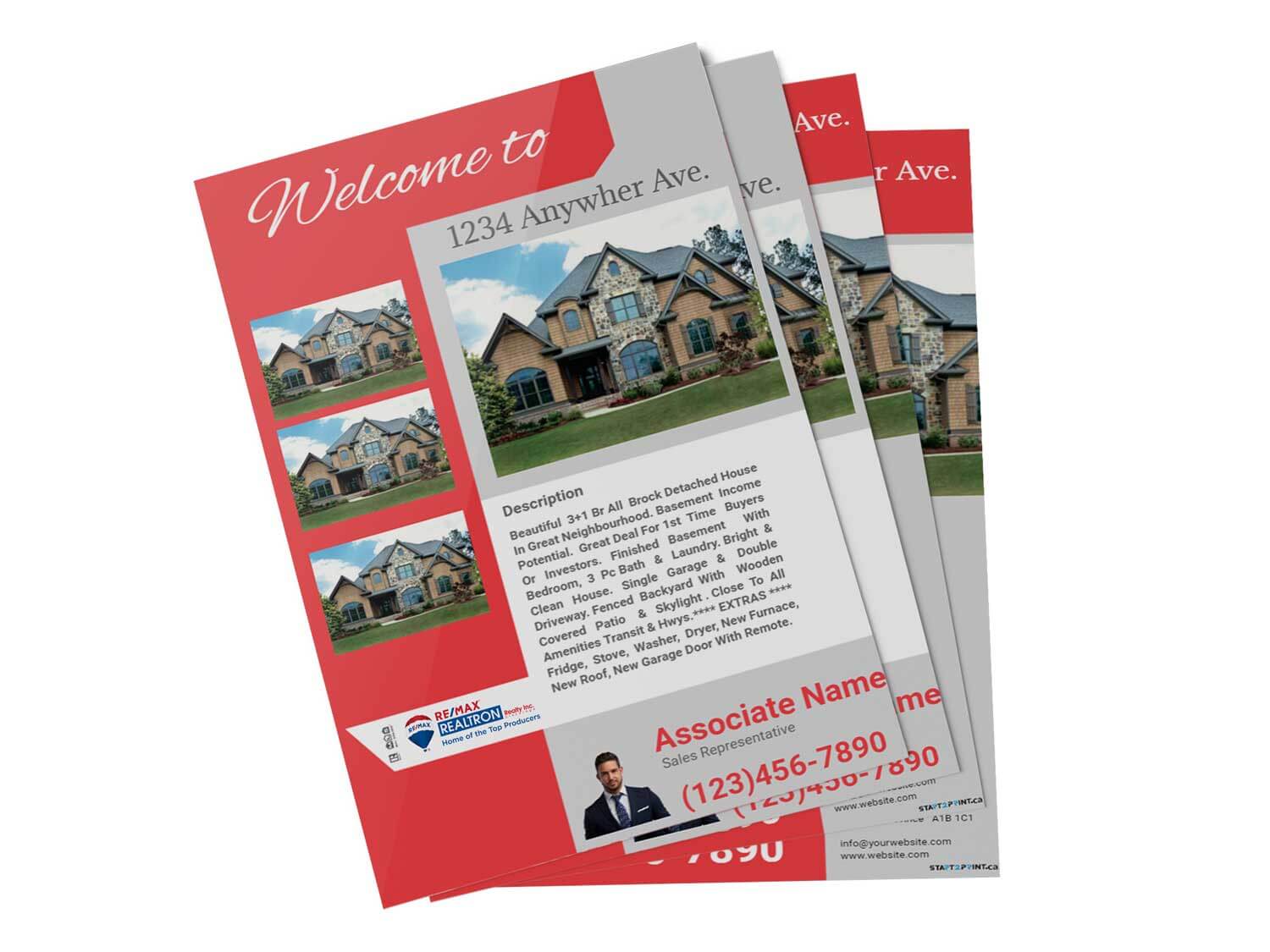 Remax Realtron Feature Sheets | Size & Templates | Start2print.ca
