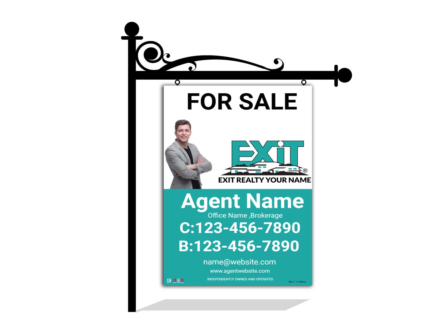 Exit Realty For Sale Signs | Size & Templates | Start2print.ca