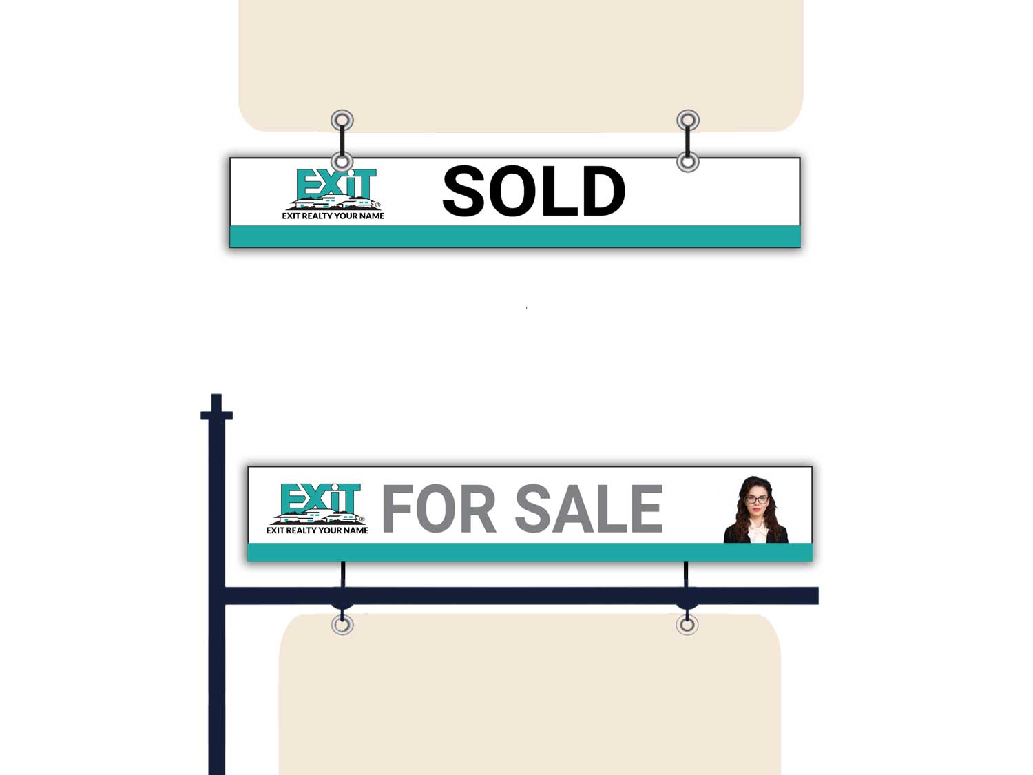Exit Realty Riders | Size & Templates | Start2print.ca